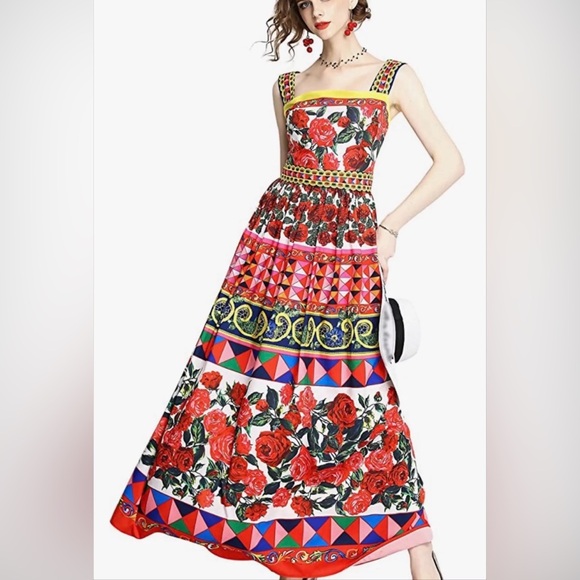 Lai Meng Five Cats | Dresses | Lai Meng Maxi Dress | Poshmark